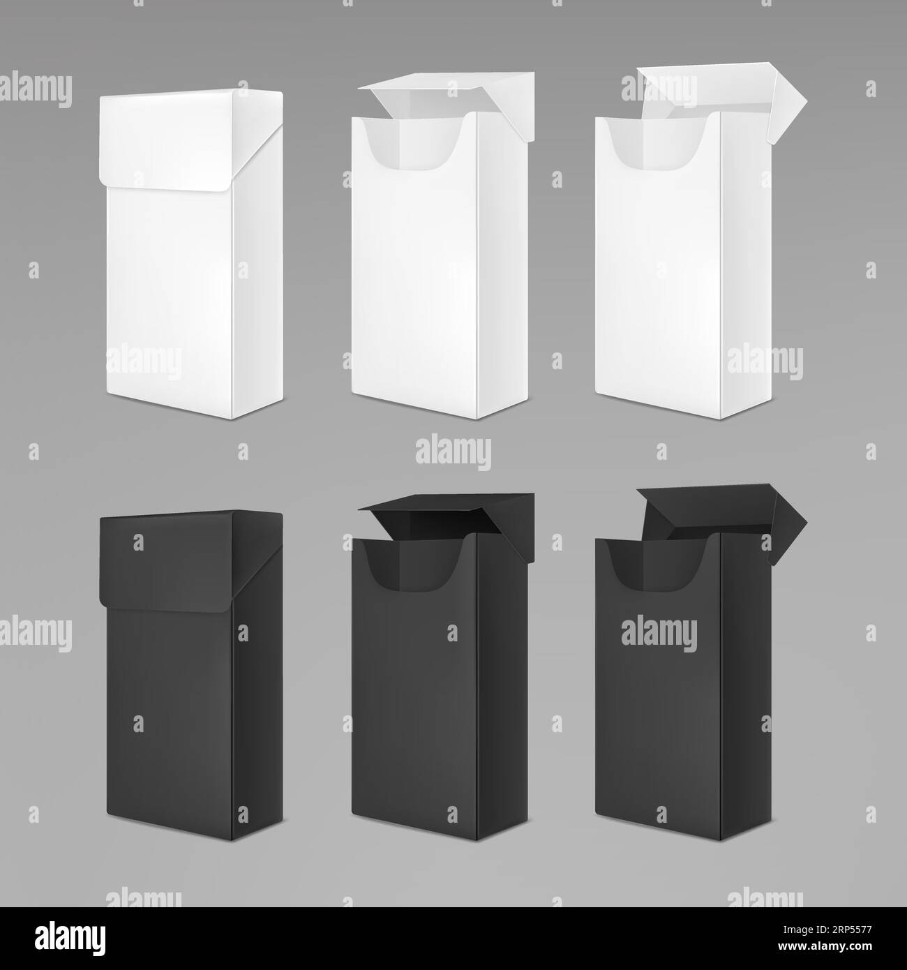 Paper and package products Stock Vector Images - Alamy