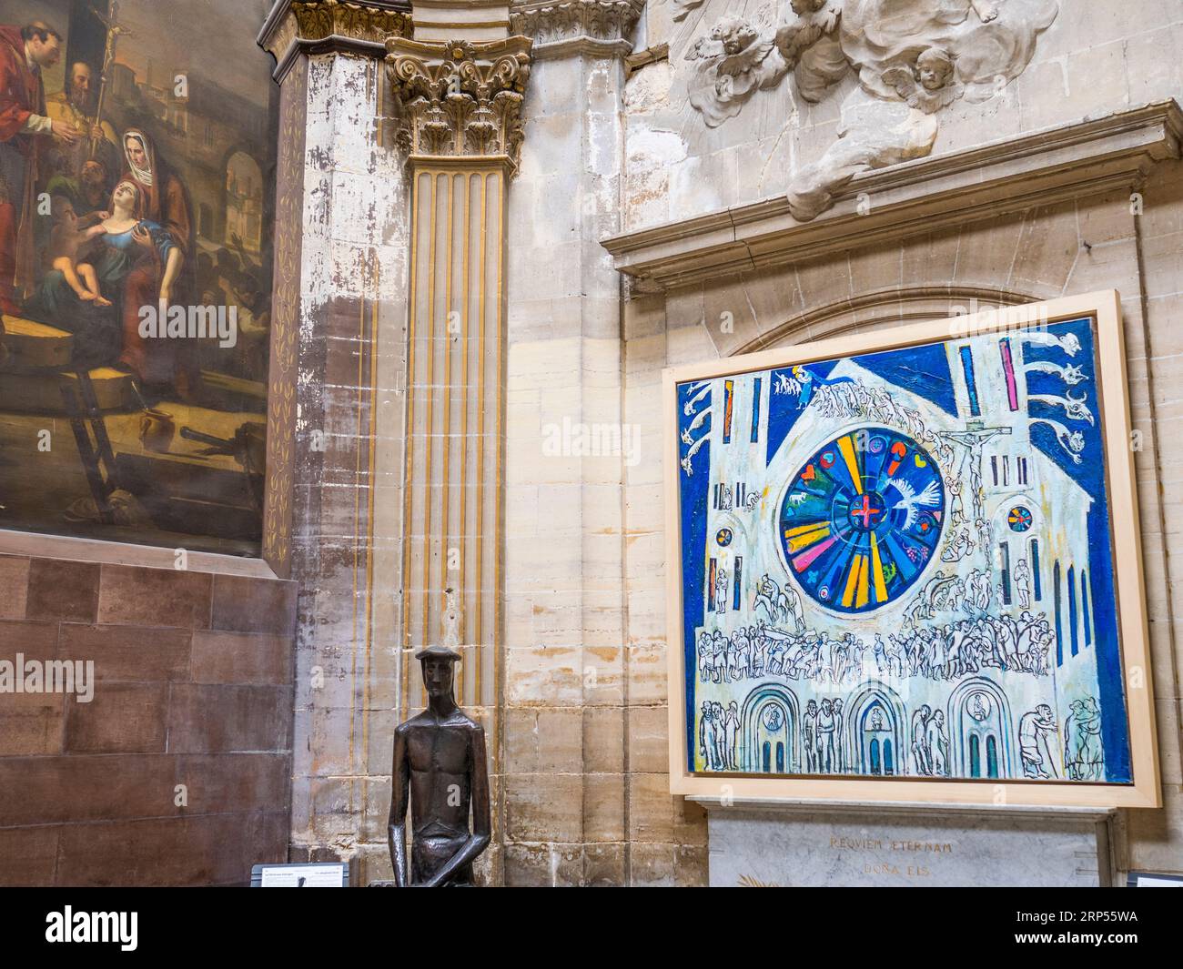 Saint Merry Church, Catholic Church with Artworks, Paris, France ...