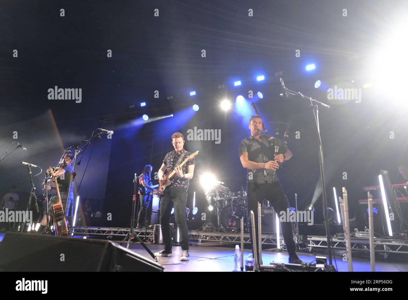 Jedburgh, UK. 03rd Sep, 2023. EdgeFest 2023, Music Festival. Skerryvore ...