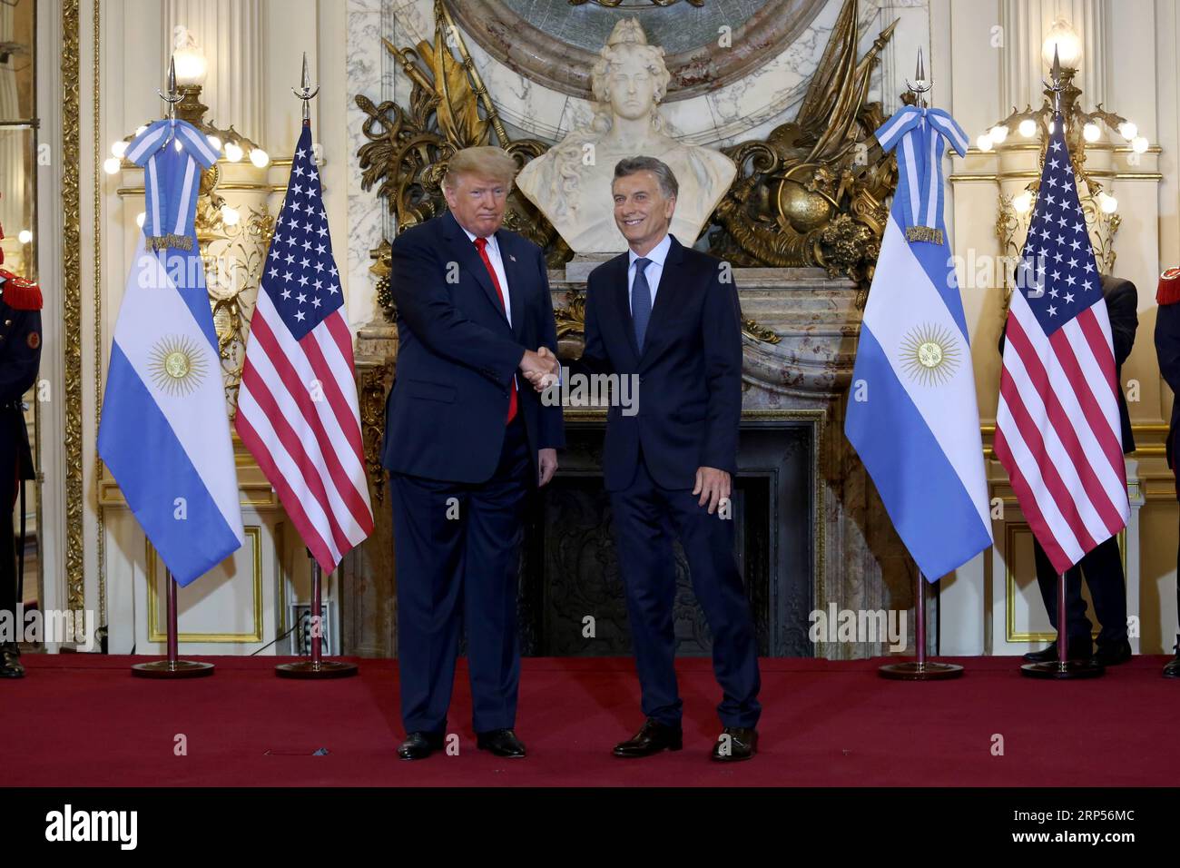 Macri and trump meeting hi-res stock photography and images - Alamy