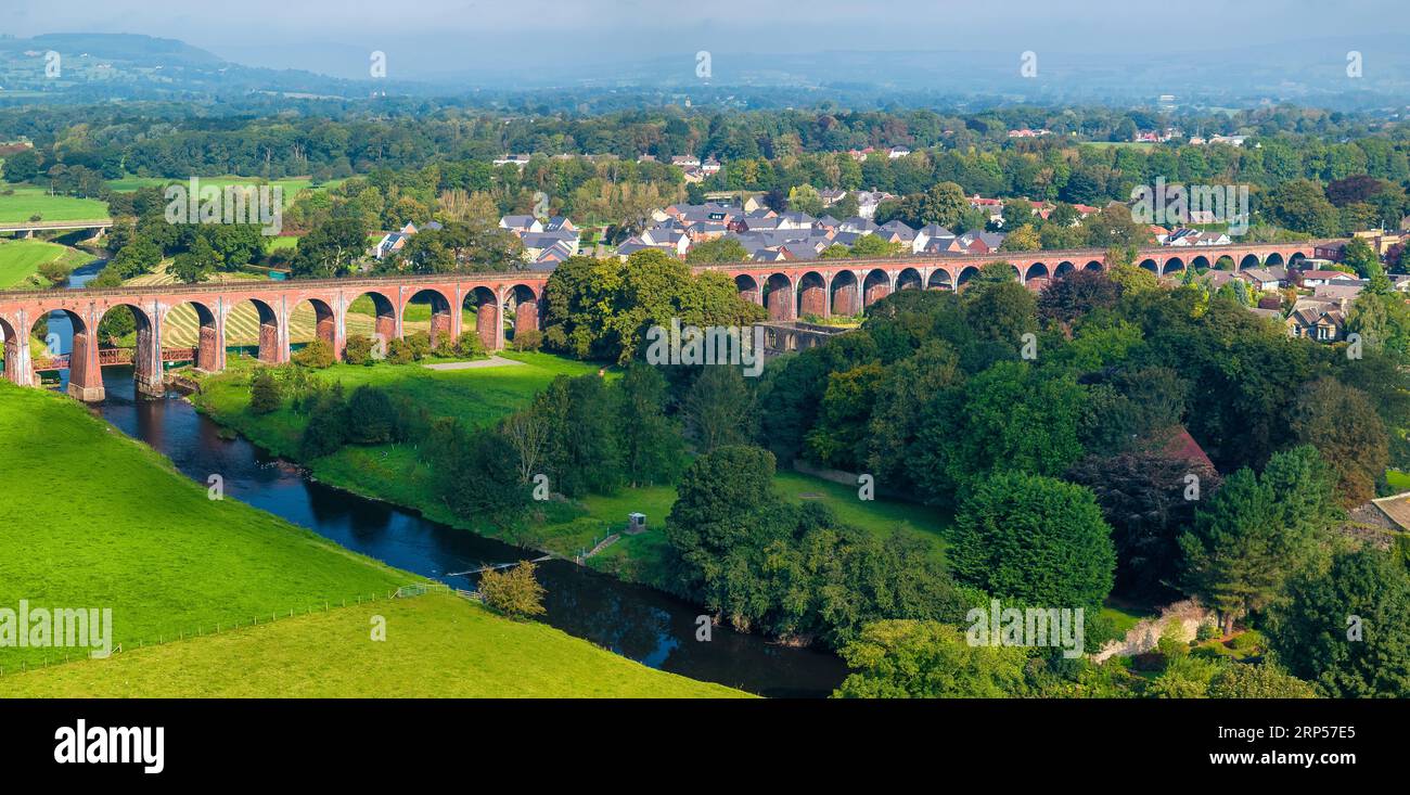 Photo of Whalley Viaduct, also known as Whalley Arches Stock Photo - Alamy