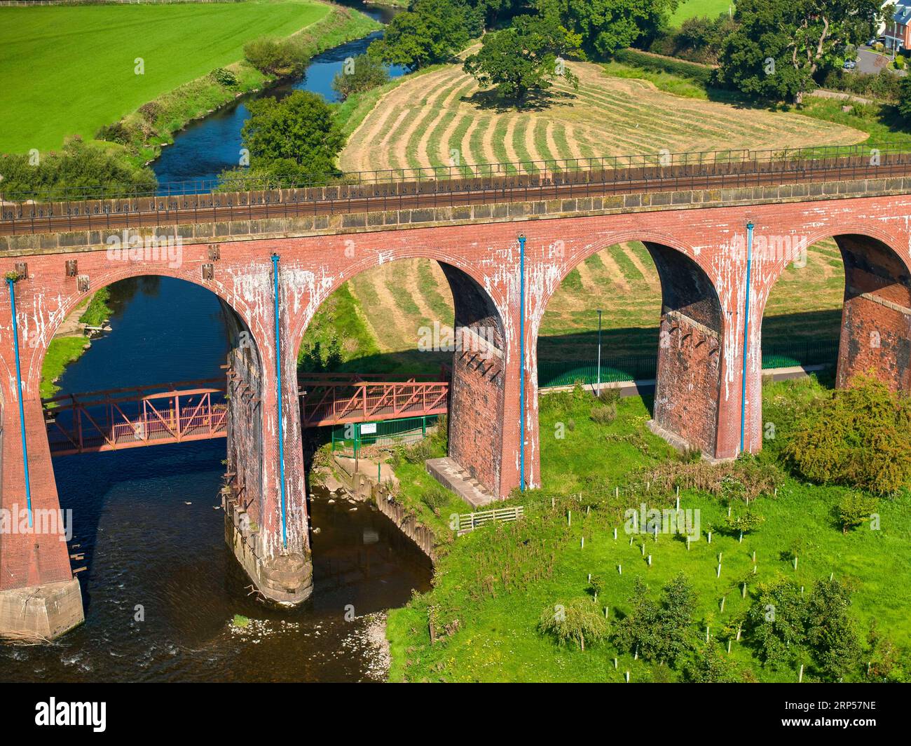 Photo of Whalley Viaduct, also known as Whalley Arches Stock Photo - Alamy
