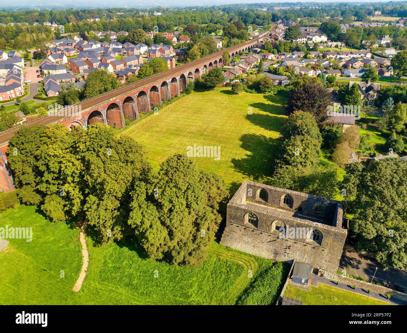 Photo of Whalley Viaduct, also known as Whalley Arches Stock Photo - Alamy