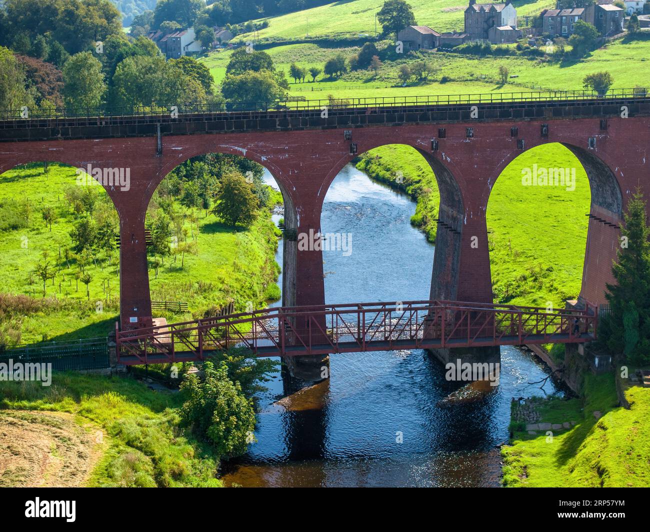 Photo of Whalley Viaduct, also known as Whalley Arches Stock Photo - Alamy