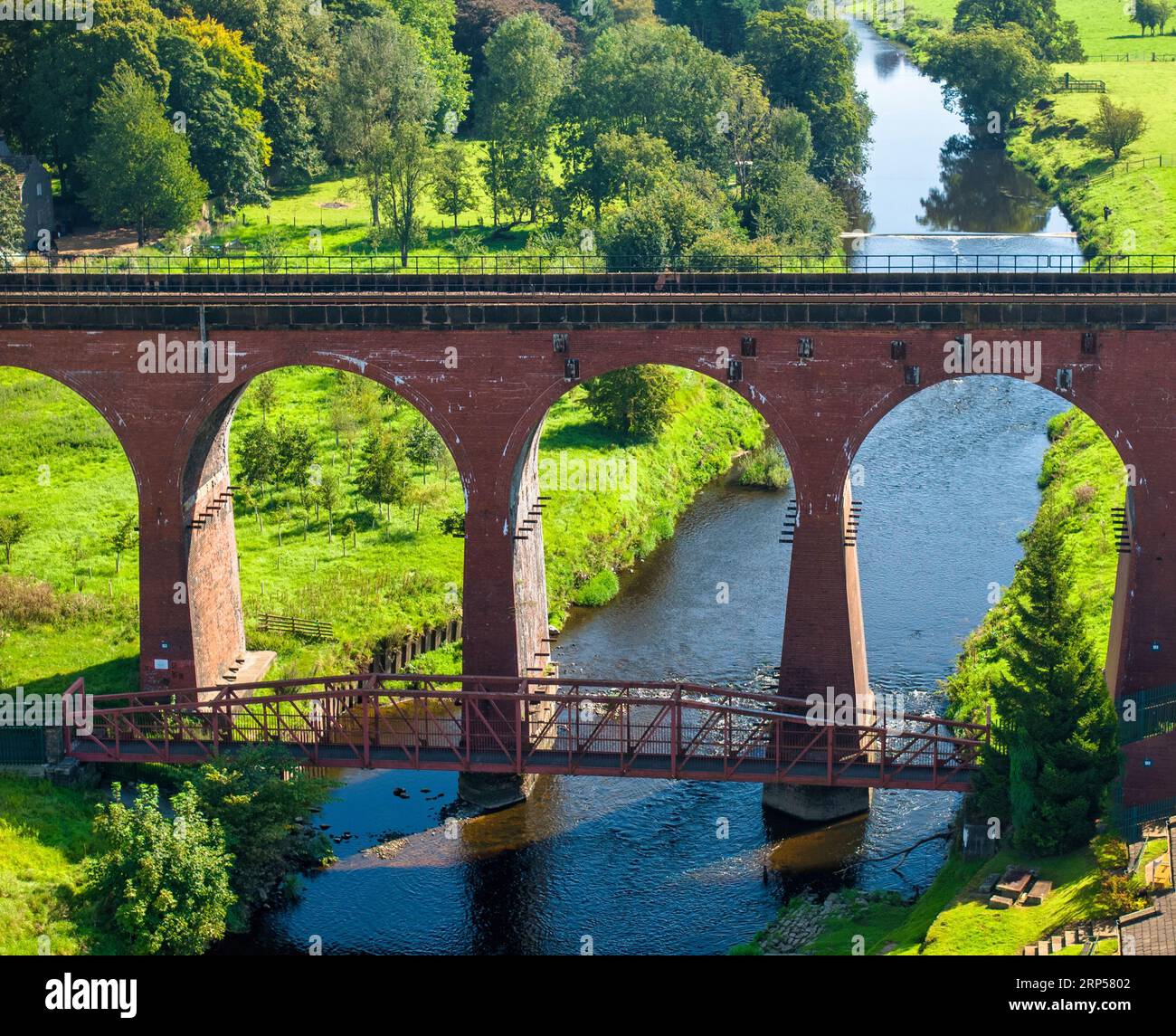 Photo of Whalley Viaduct, also known as Whalley Arches Stock Photo - Alamy