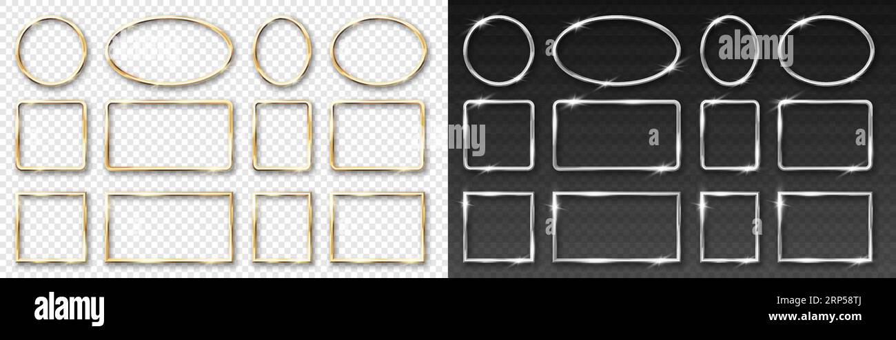 Silver framework Stock Vector Images - Alamy