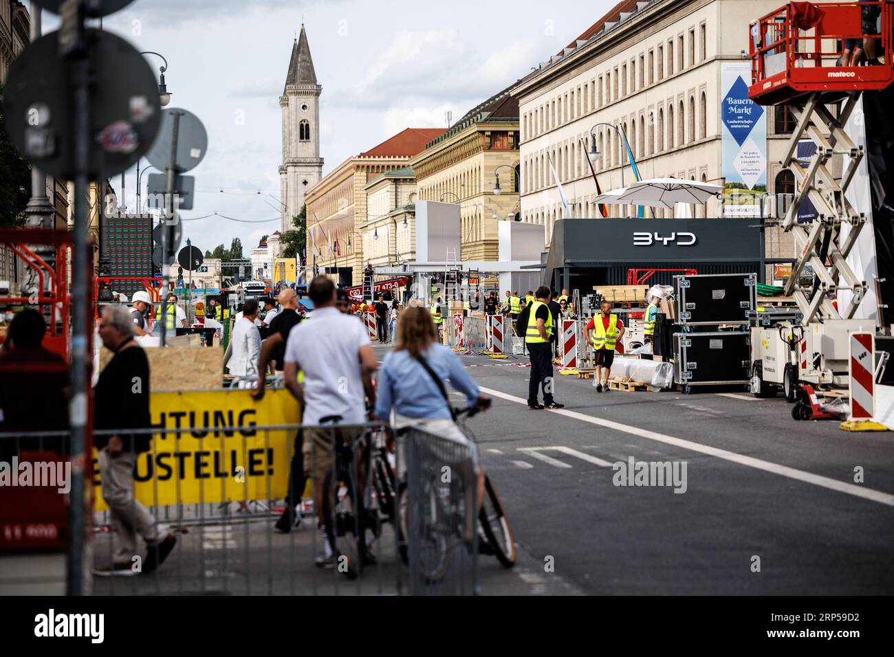 Munich, Germany. 03rd Sep, 2023. The "IAA Open Space" is where the ...