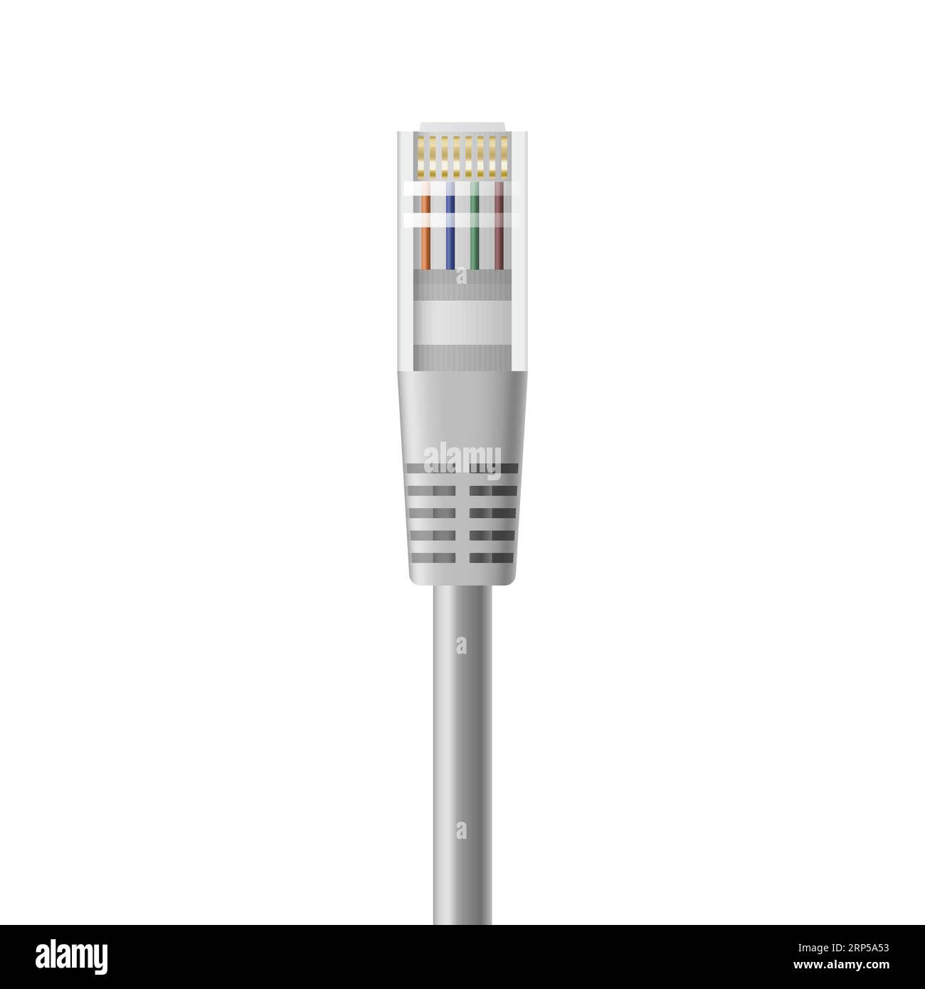 Fiber optic connector Stock Vector Images - Alamy