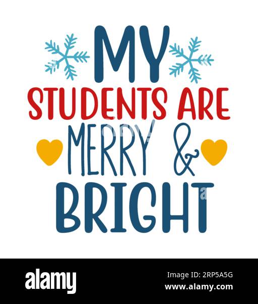 Merry christmas typhography Stock Vector Images - Alamy