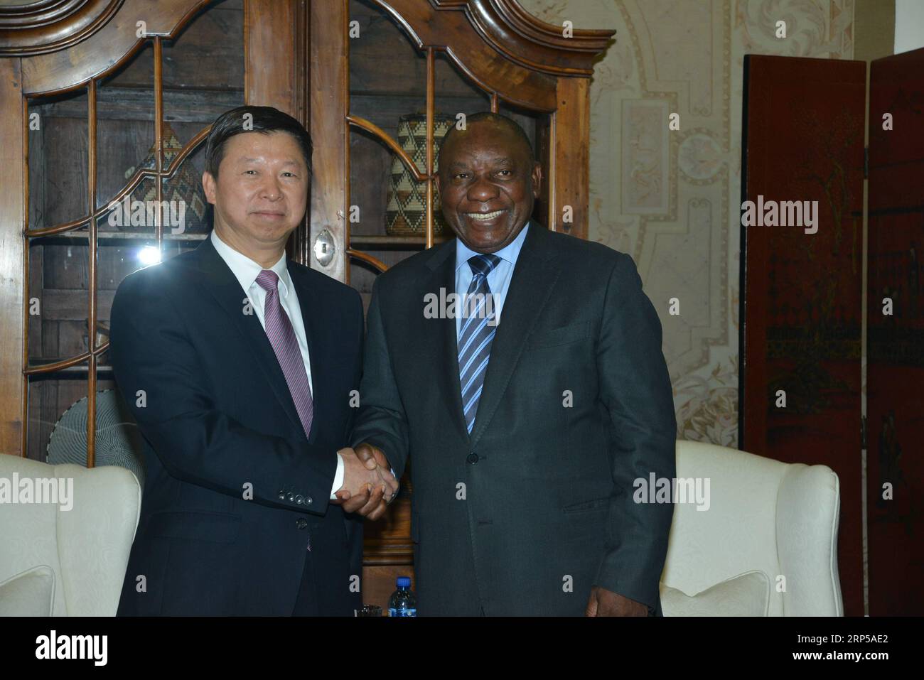 (181206) -- PRETORIA, Dec. 6, 2018 -- South African President Cyril ...