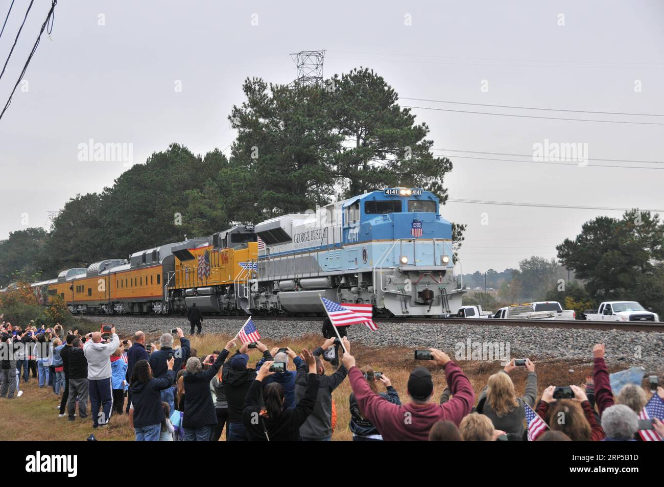 Bush train burial hi-res stock photography and images - Alamy