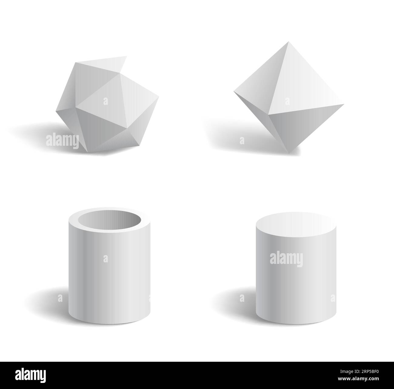 Solid forms Stock Vector Images - Alamy