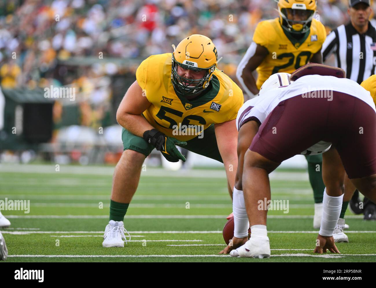 Waco, USA. 02nd Sep, 2023. September 2 2023: Baylor Bears offensive ...