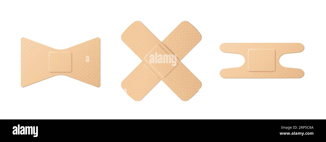 Medical plasters Stock Vector Images - Alamy