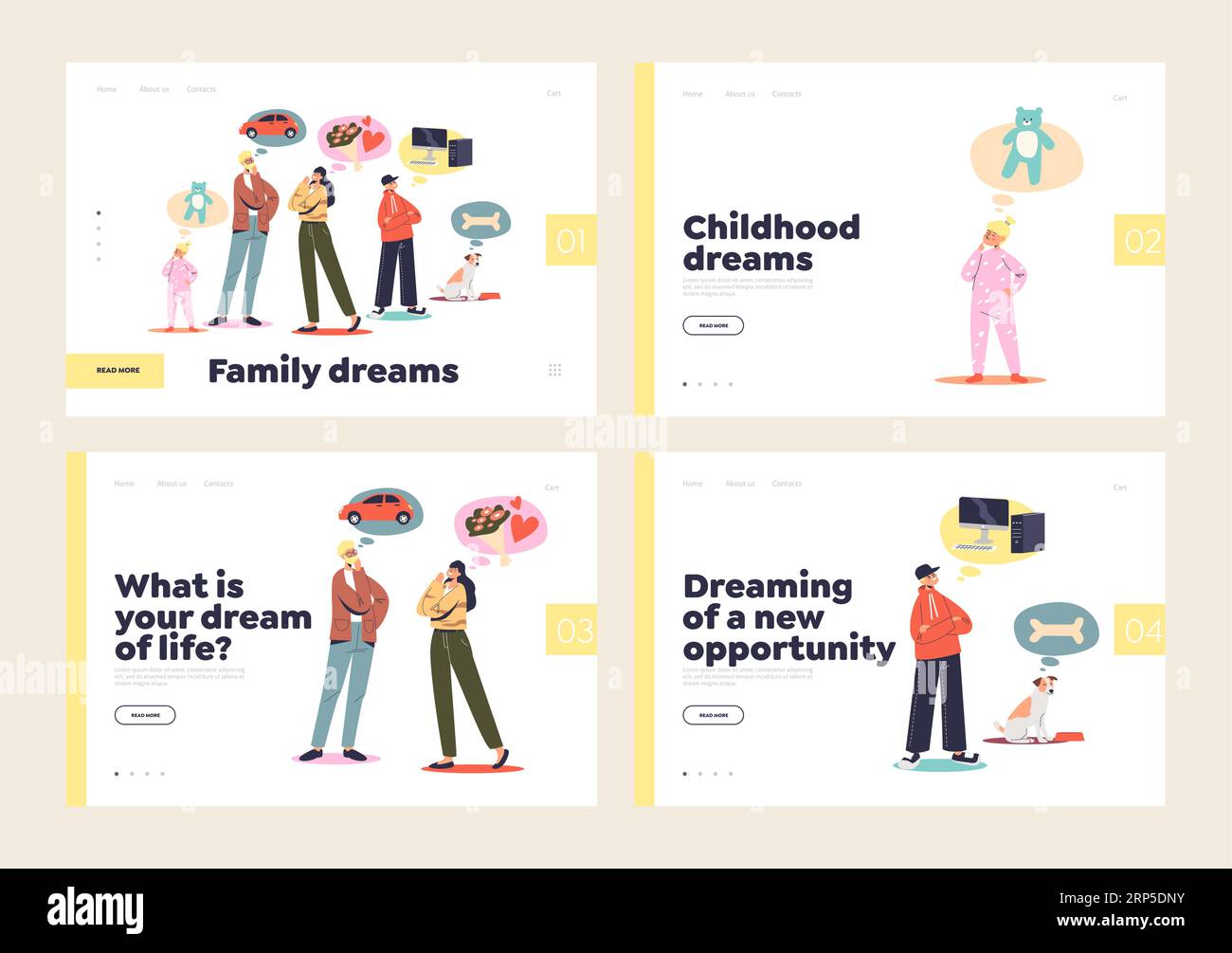 Car of dreams Stock Vector Images - Alamy