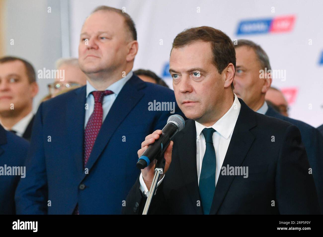 (181212) -- SABETTA, Dec. 12, 2018 -- Russian Prime Minister Dmitry ...