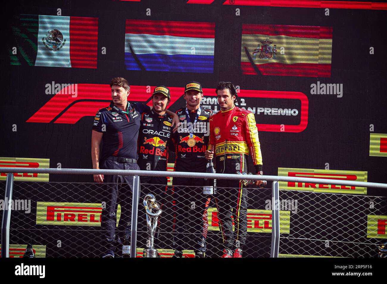 Max verstappen 2023 podium hi-res stock photography and images - Alamy