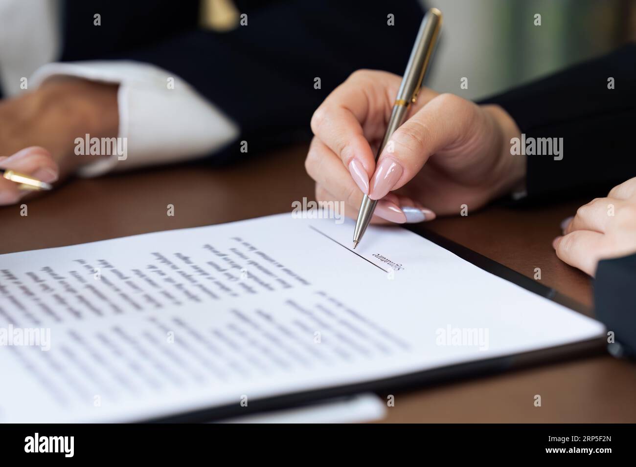 Lawyer handwriting hi-res stock photography and images - Alamy