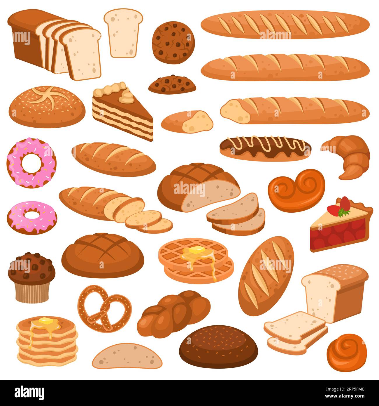 Cartoon bread hi-res stock photography and images - Alamy