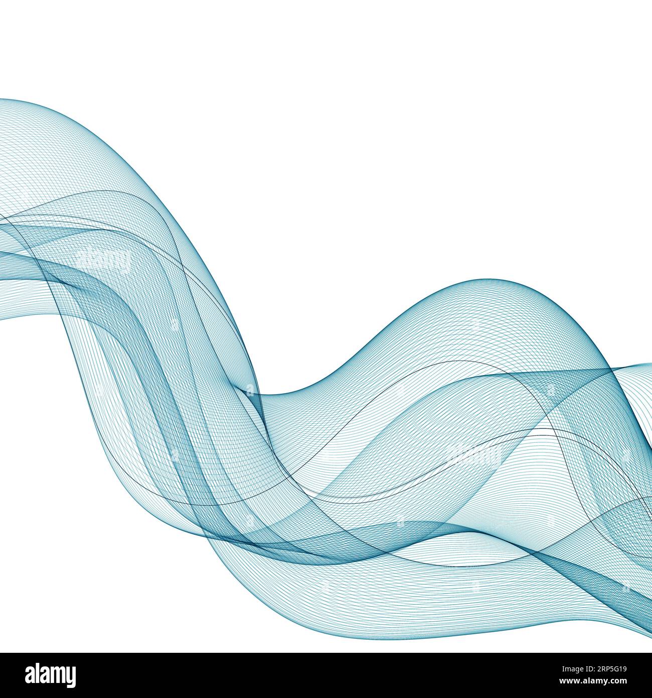 blue vector wave. abstract illustration Stock Photo - Alamy