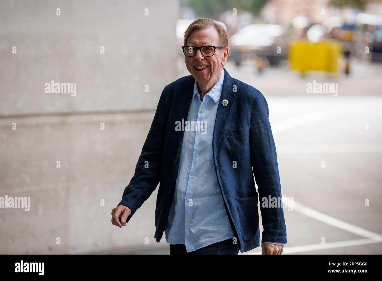 Timothy Spall, actor, arrives at Broadcasting House for the recording ...