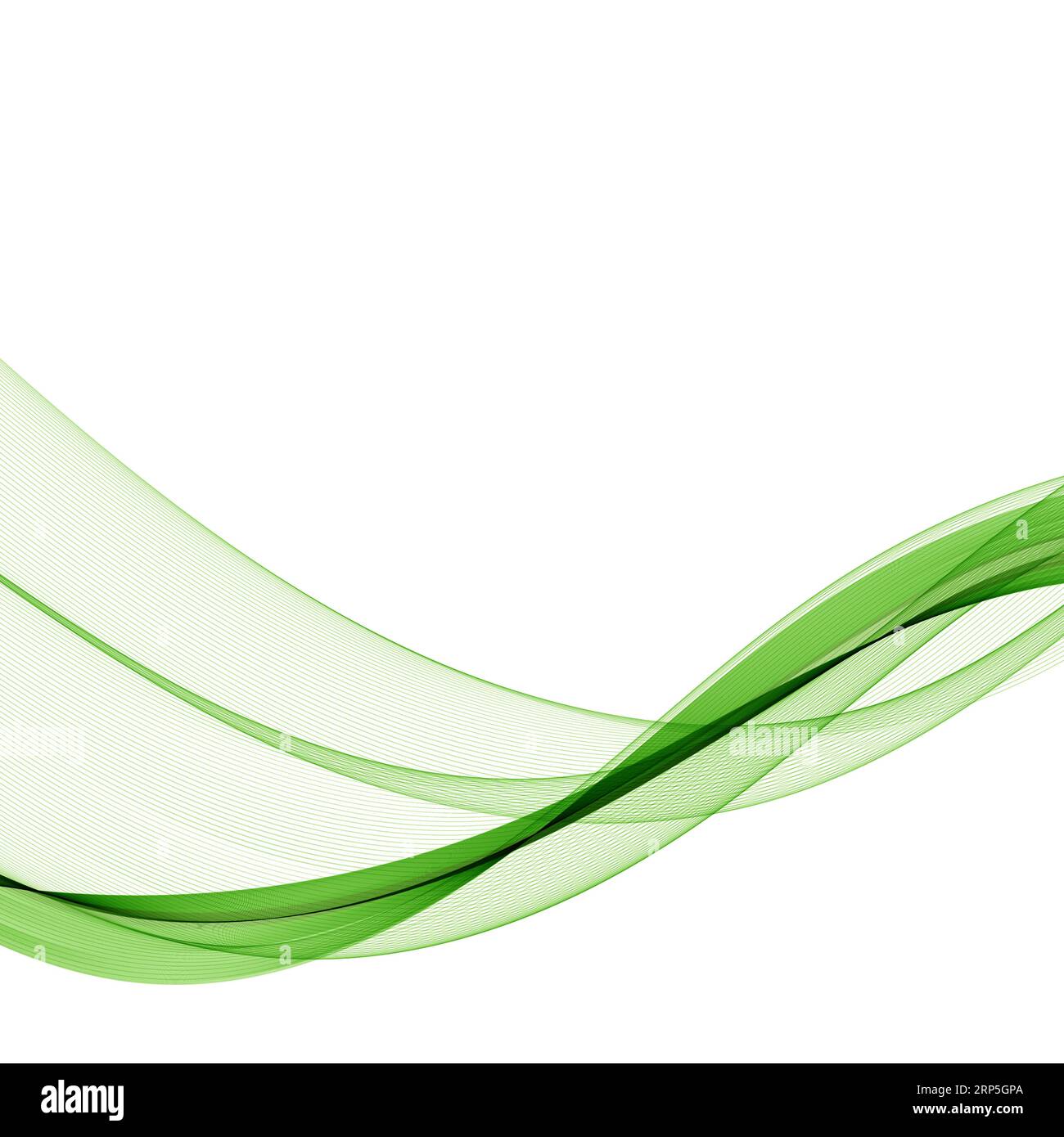 green vector wave. abstract background Stock Photo - Alamy
