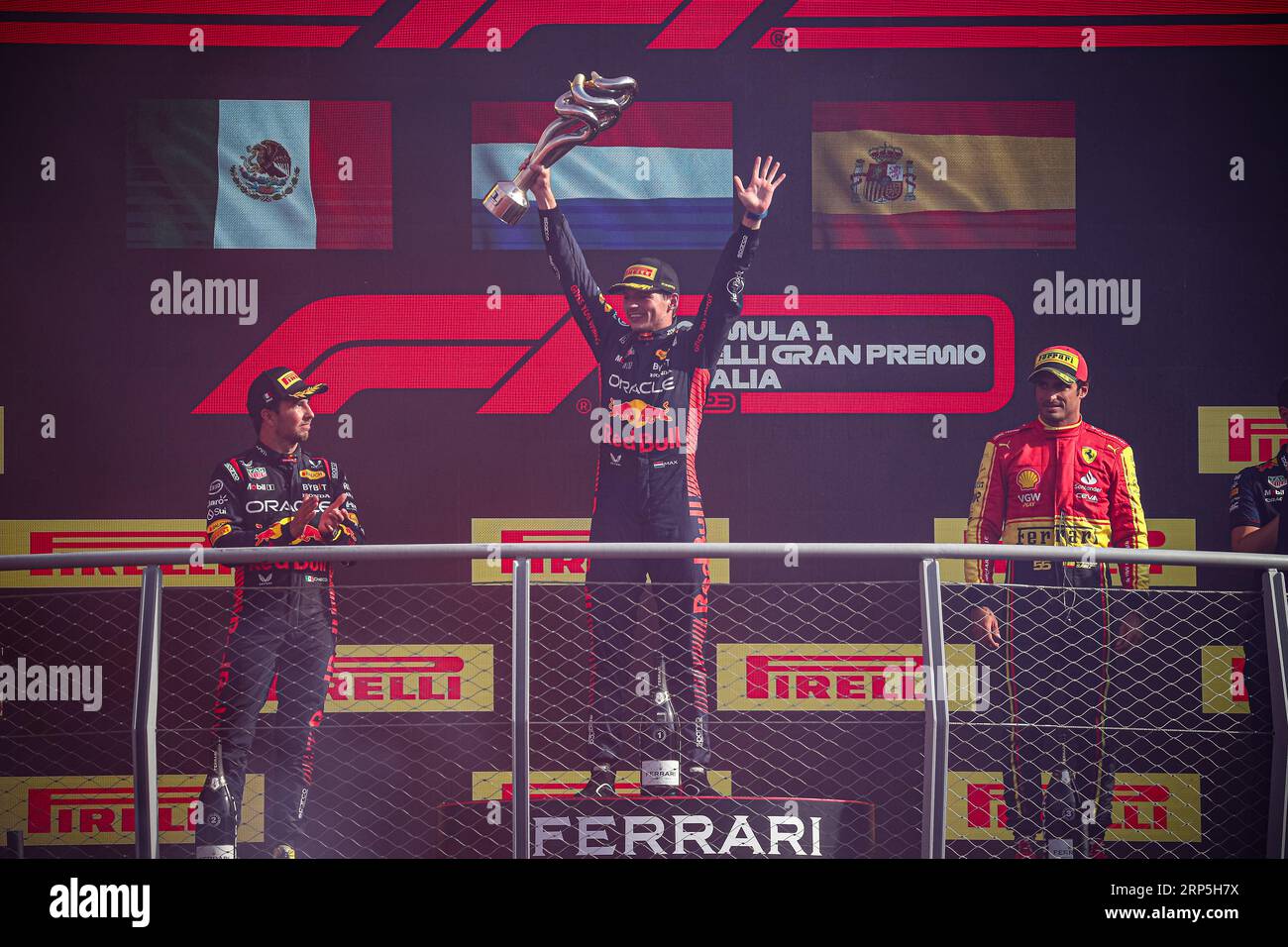 Max verstappen 2023 podium hi-res stock photography and images - Alamy
