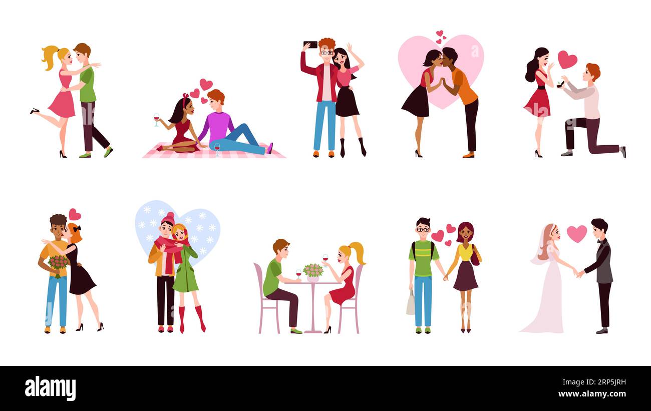 Couples hug vector hi-res stock photography and images - Alamy