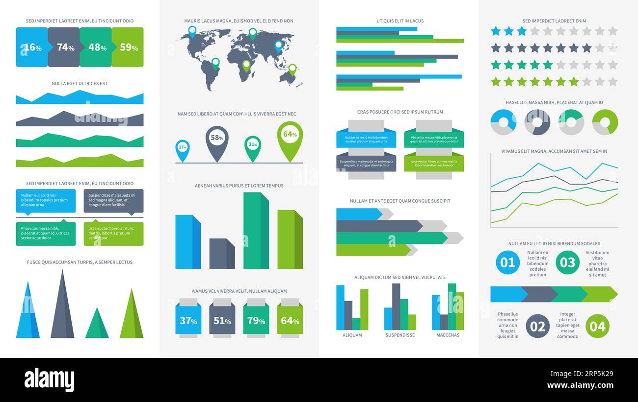 Vector infographics flow charts Cut Out Stock Images & Pictures - Alamy