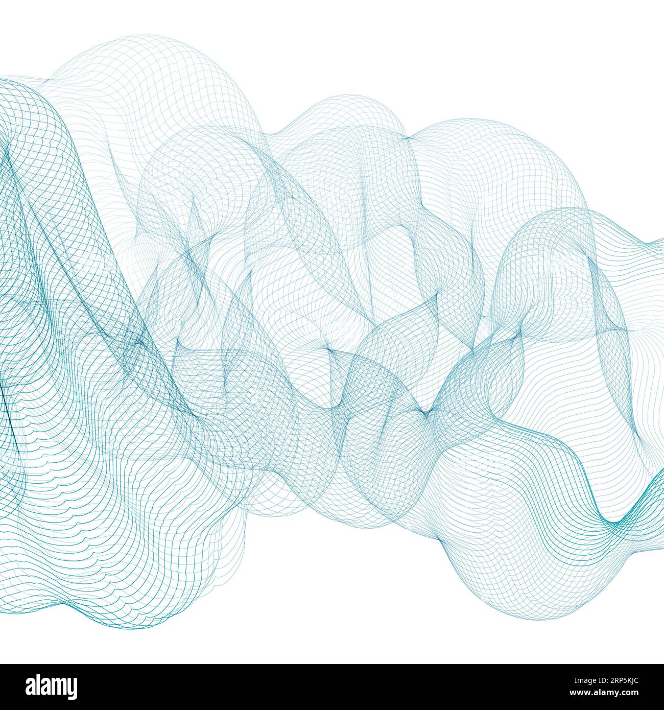 Abstract vector wave. Blue colorful background. curved lines Stock ...