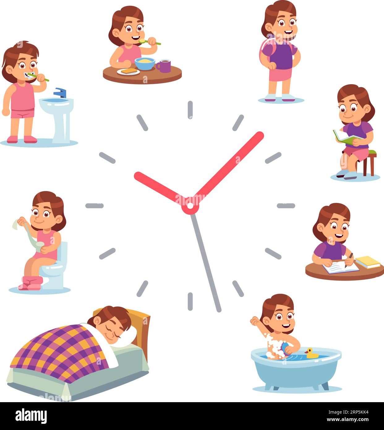 Tidy homework Stock Vector Images - Alamy