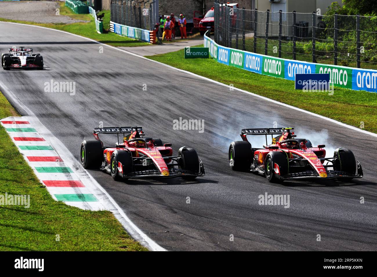 Monza, Italy. 03rd Sep, 2023. Charles Leclerc (MON) Ferrari SF-23 and ...