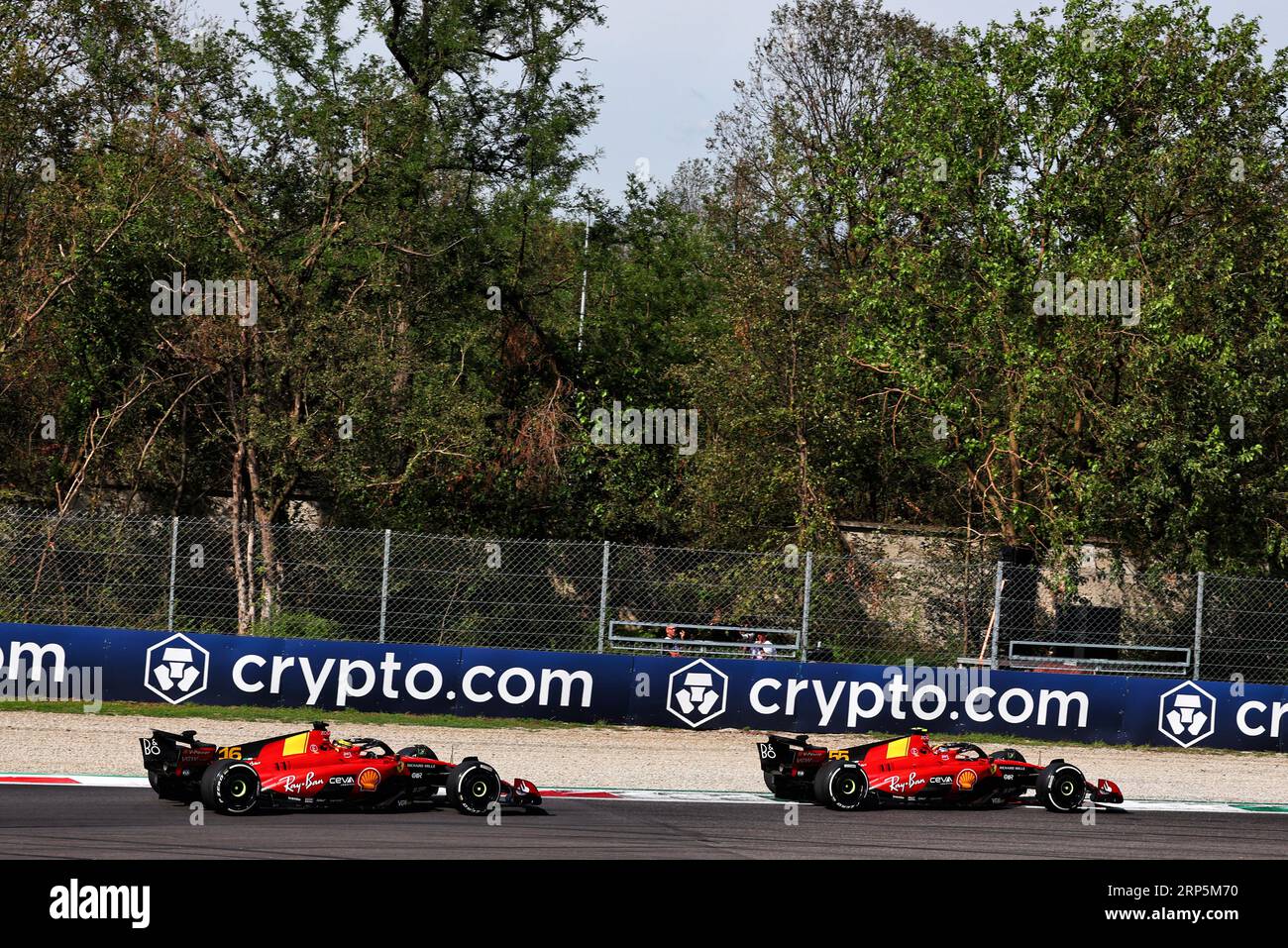 Monza, Italy. 03rd Sep, 2023. Carlos Sainz Jr (ESP) Ferrari SF-23 and ...