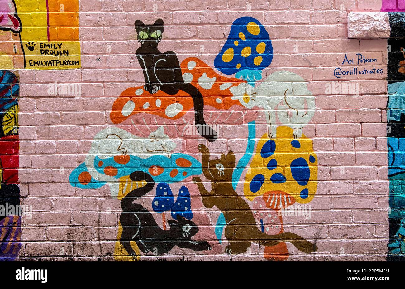 Manchester, New Hampshire, USA. 03rd Sep, 2023. A mural by Ari Peterson ...