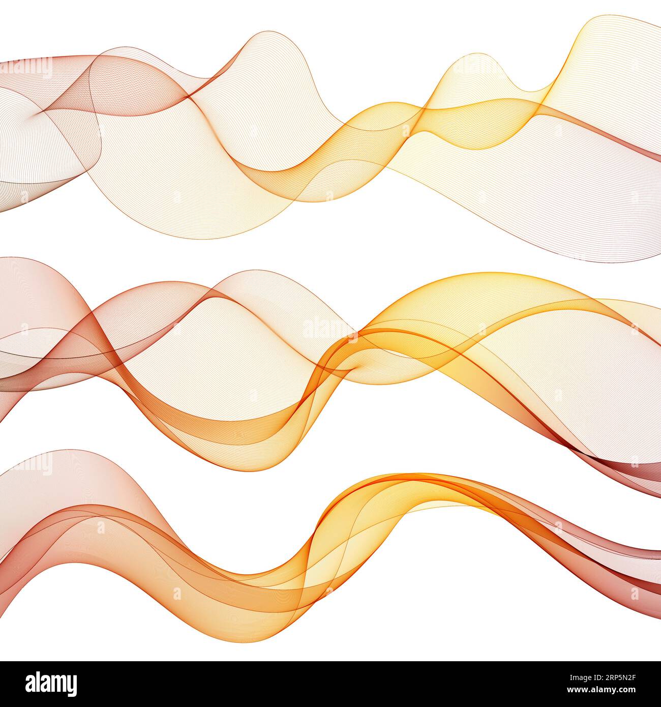 Abstract waves set. Vector graphics Stock Photo - Alamy