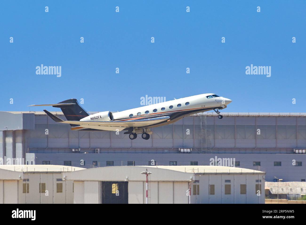 Luqa, Malta - 7 August 2023: Gulfstream G650 privatre executive jet ...
