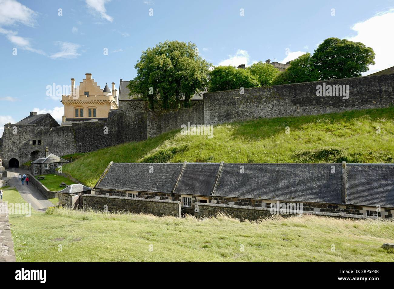 Fortifications at Stirling Castle in Scotland Stock Photo - Alamy