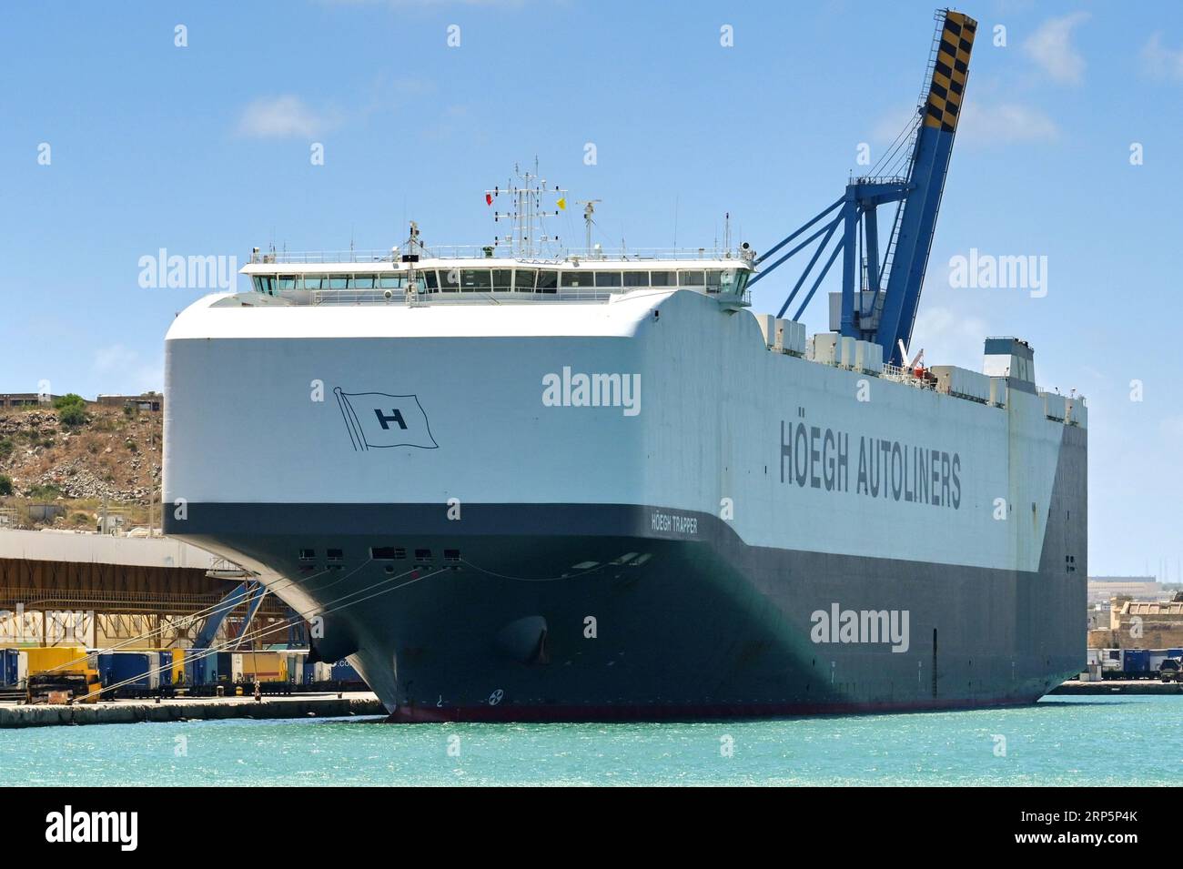 Valletta, Malta - 6 August 2023: Large car transporter ship Hoegh ...