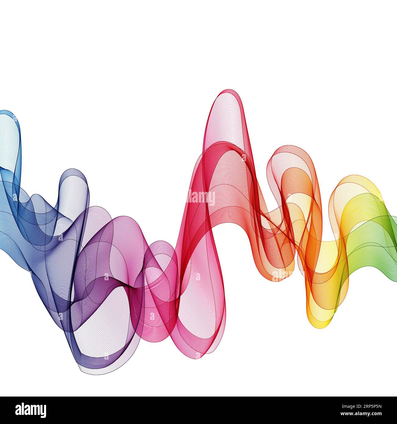 Smooth wave flow. Color wave. abstract design elements Stock Photo - Alamy