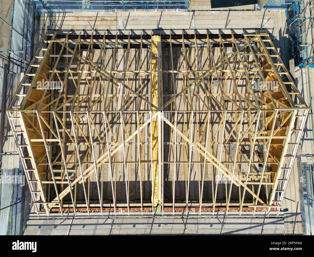Aerial homes roof hi-res stock photography and images - Alamy