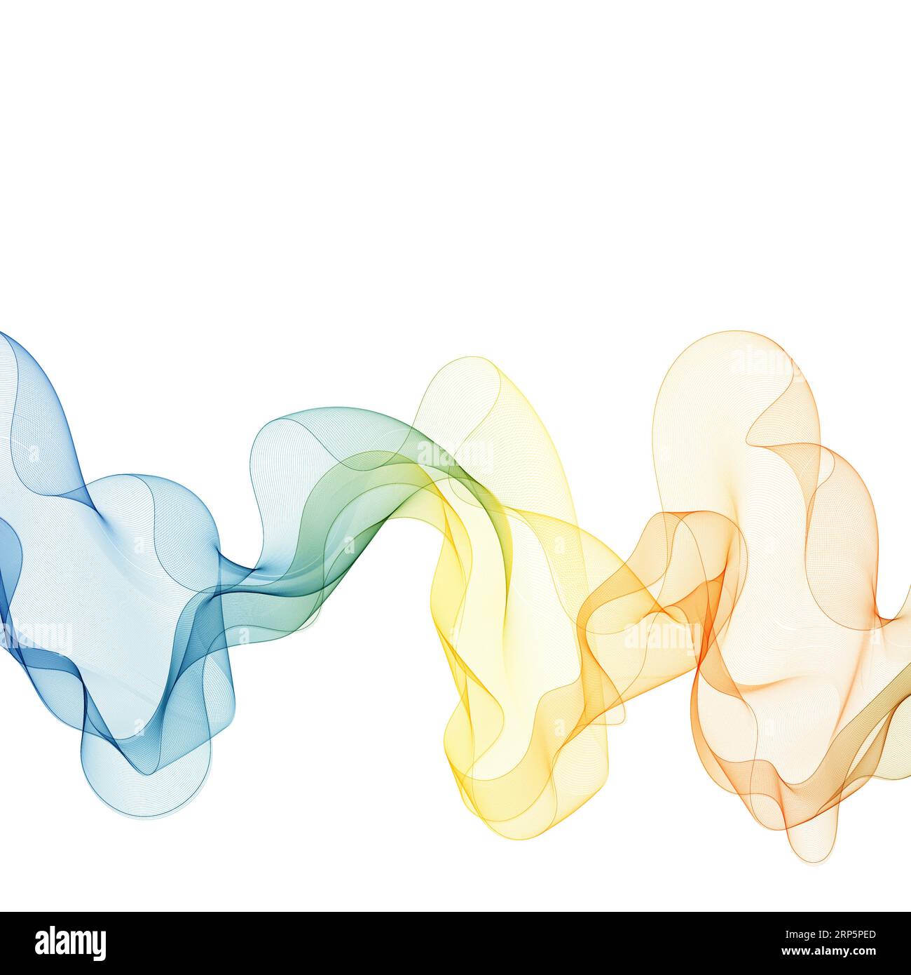 Smooth wave flow. Color wave. abstract design Stock Photo - Alamy