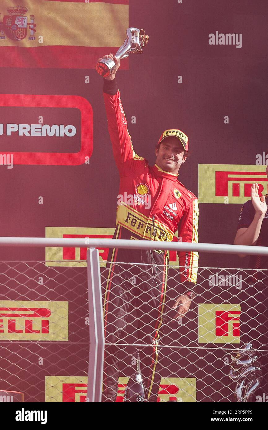 Monza, Italy. 3rd Sep, 2023. #55 Carlos Sainz (ESP, Scuderia Ferrari ...