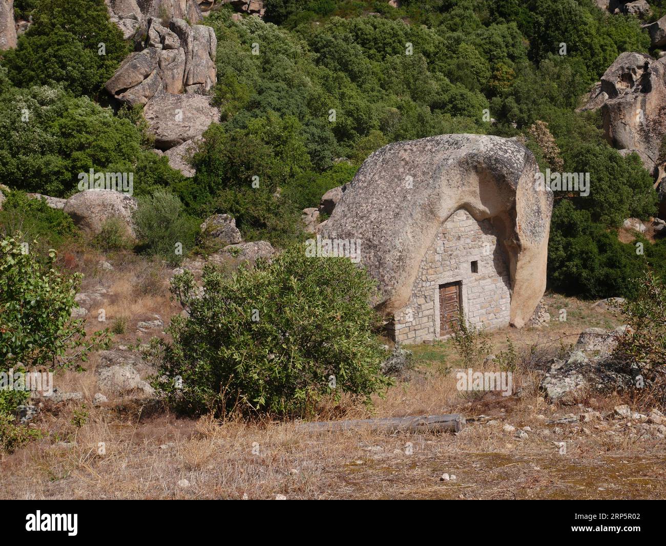 Tempio Pausania, Sardinia. The house in the rock Stock Photo - Alamy