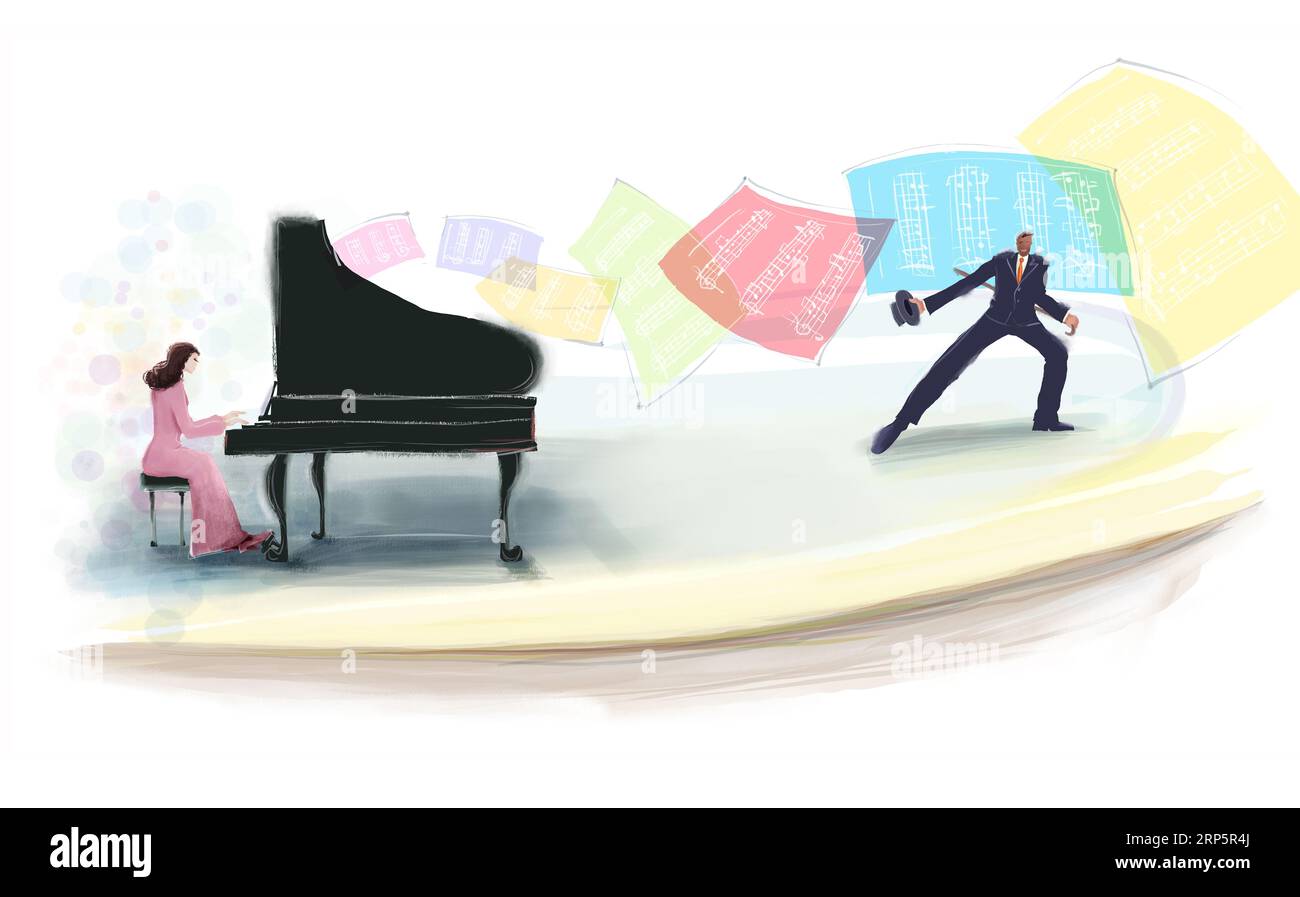 Art artwork daily life Cut Out Stock Images & Pictures - Alamy