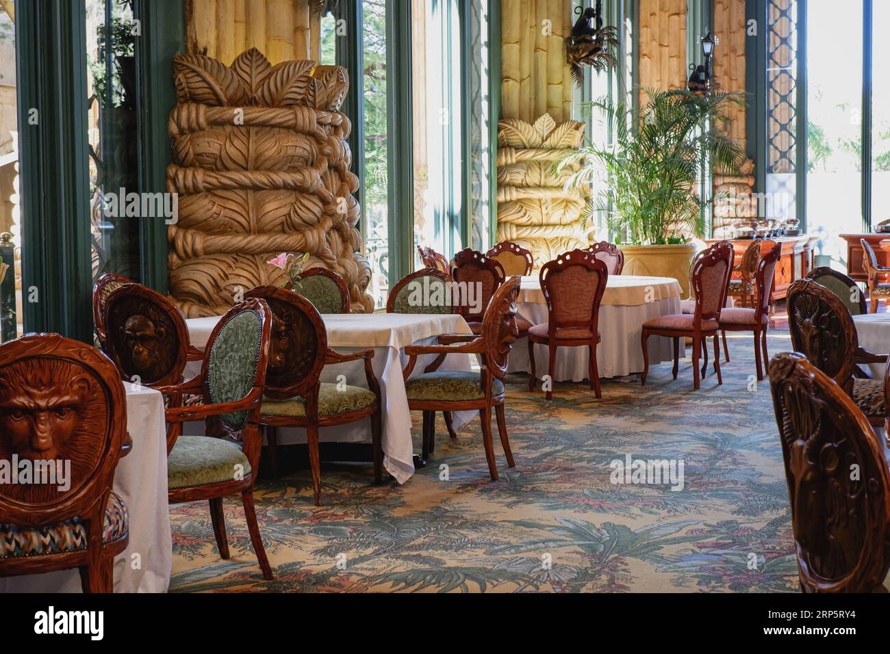 Captivating image of a grand dining room featuring a selection of ...