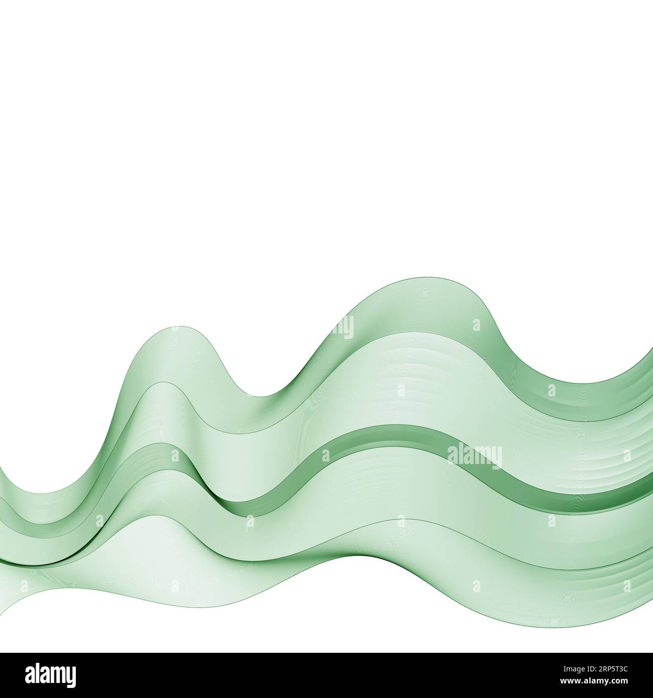 Modern wave pattern. Green wave. Design element Stock Photo - Alamy
