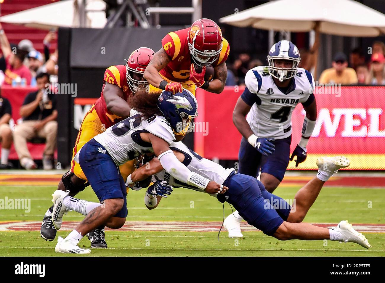 Los Angeles, CA. 2nd Sep, 2023. USC Trojans running back Austin Jones ...