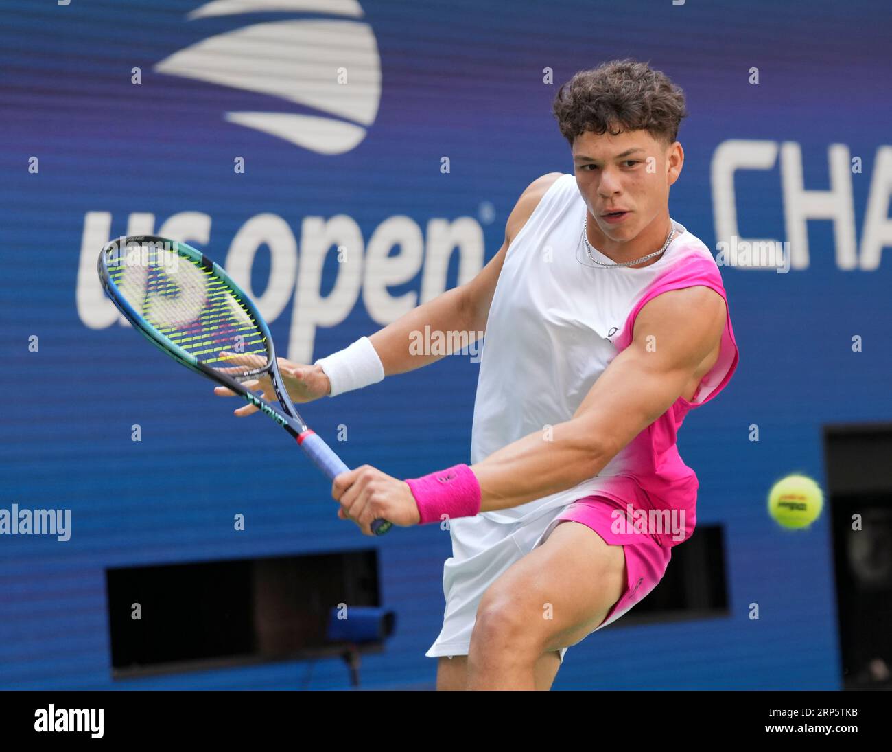 September 3,2023: Ben Shelton (USA) leads Tommy Paul (USA) 6-4, 6-3 ...