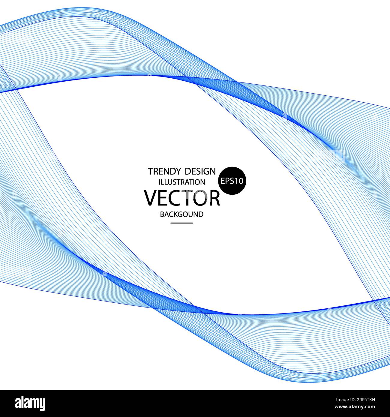 Smooth wavy blue lines in the form of abstract waves Stock Photo - Alamy