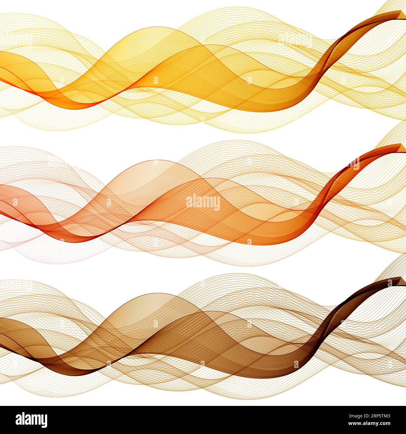 Abstract waves set. Vector graphics Stock Photo - Alamy